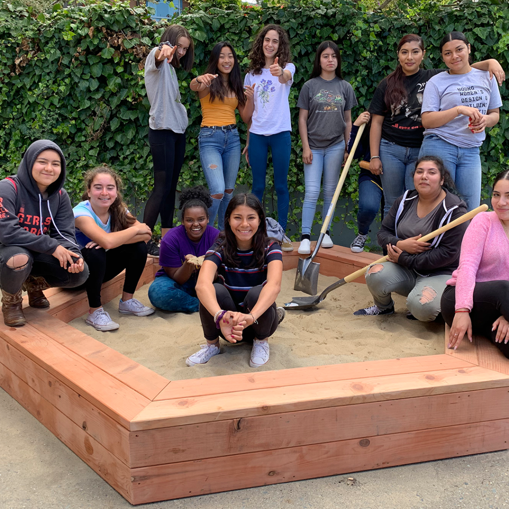 Sandboxes for Local Pre-Schools – Girls Garage