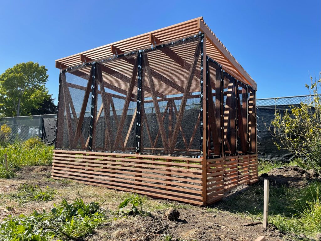 Shade house for Urban Tilth – Girls Garage
