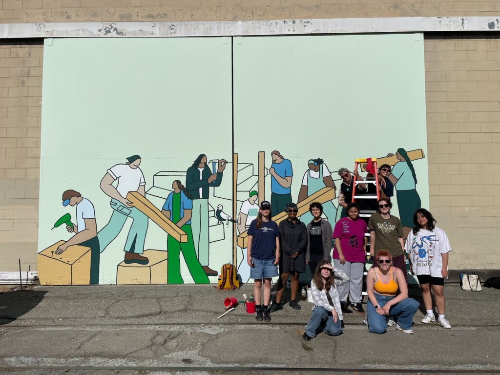 Building Together Mural – Girls Garage